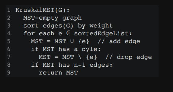 Minimum Spanning Trees | COMP2521 23T2 | WebCMS3 Minimum Spanning Trees | COMP2521 23T2 | WebCMS3